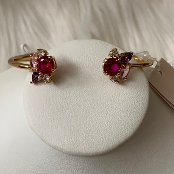 kate spade | Jewelry | Kate Spade Little Gem Hinged Bangle In Gold ...